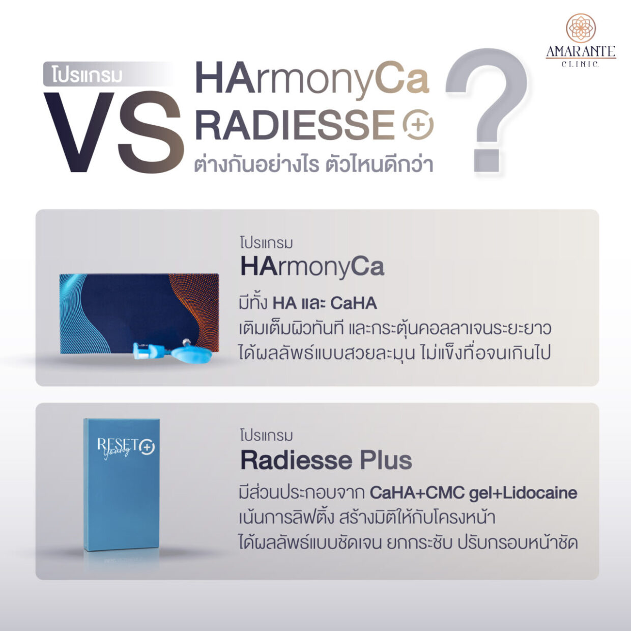 HArmonyCa คืออะไร มีความพิเศษต่างจากฟิลเลอร์ยี่ห้ออื่นอย่างไร